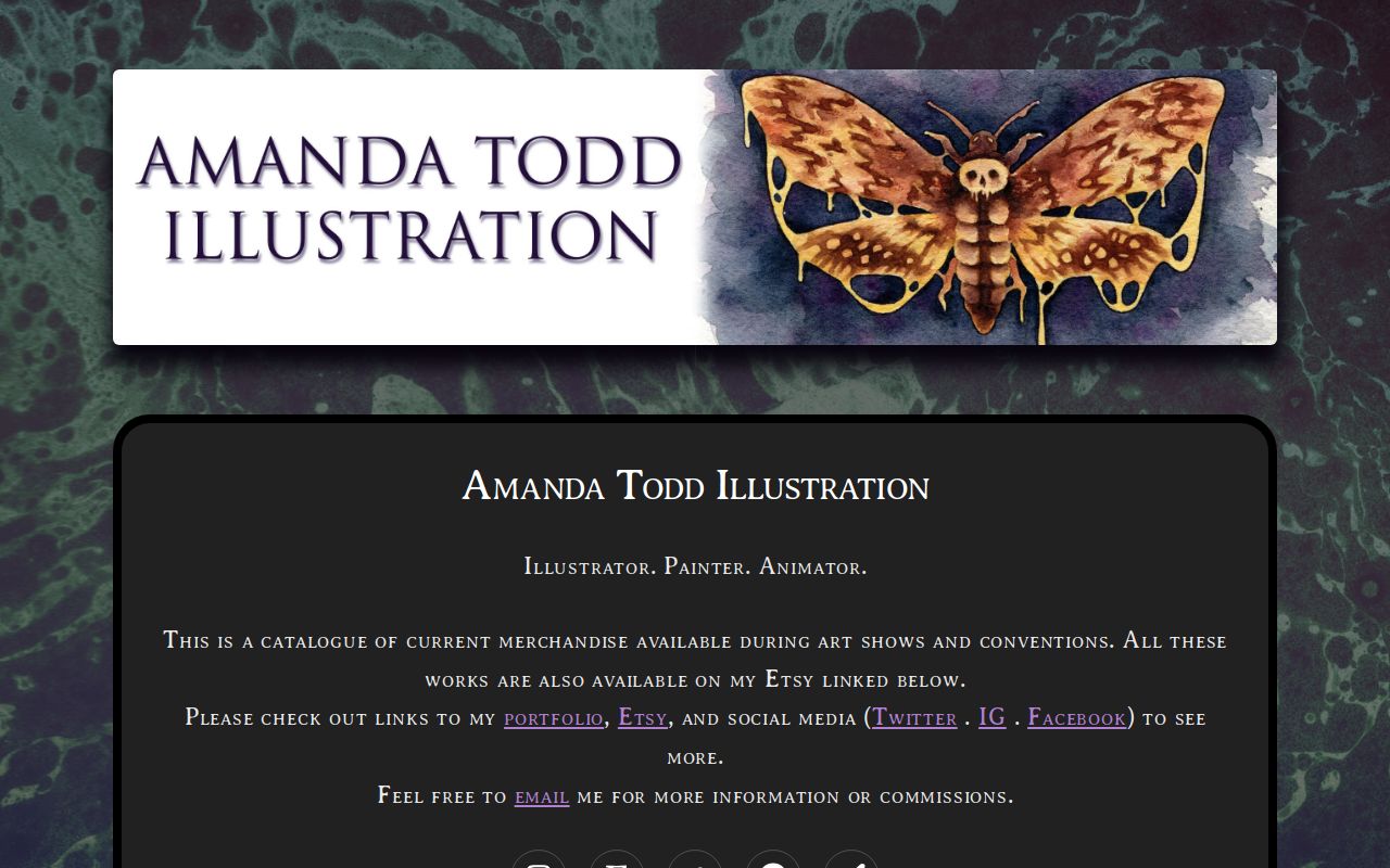 Amanda Todd's Catalogue